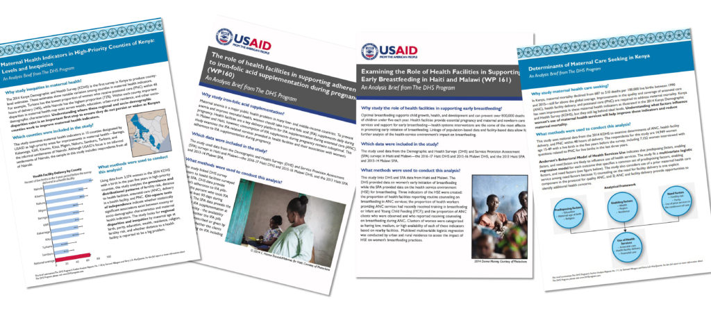 Introducing DHS Program Analysis Briefs - The DHS Program Blog