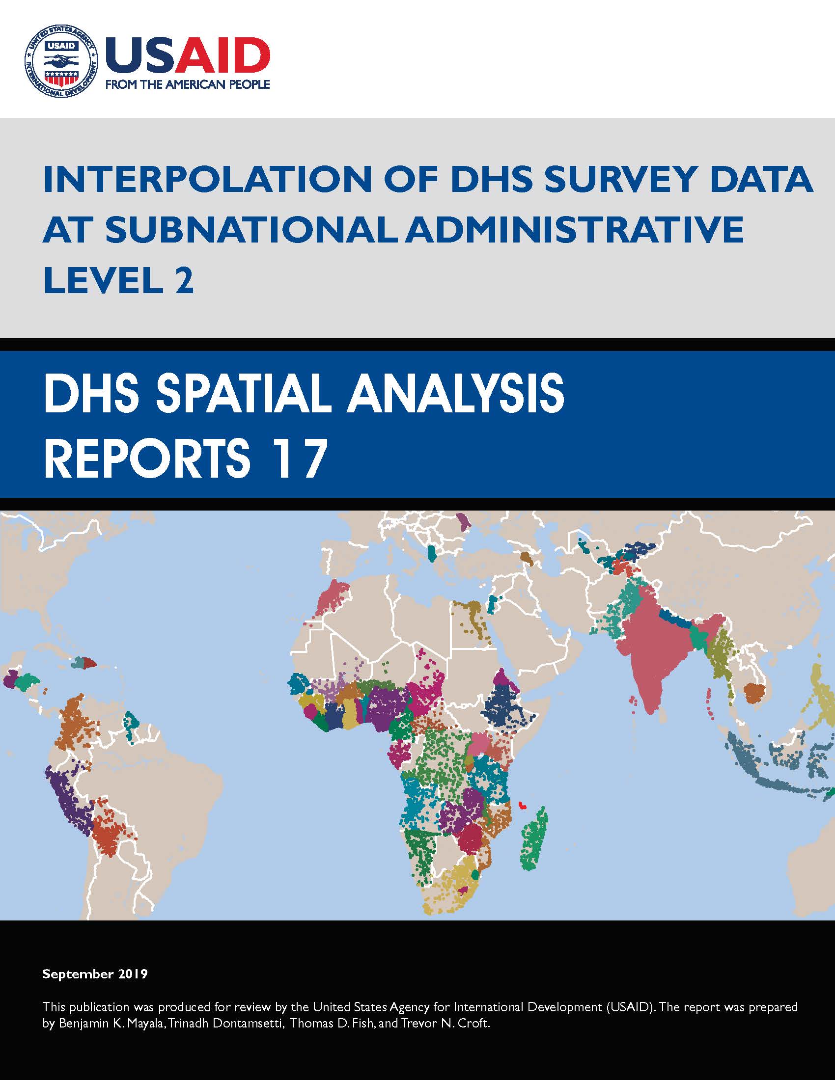 Luminare: Geospatial Modeling for Locally Available Data - The DHS ...
